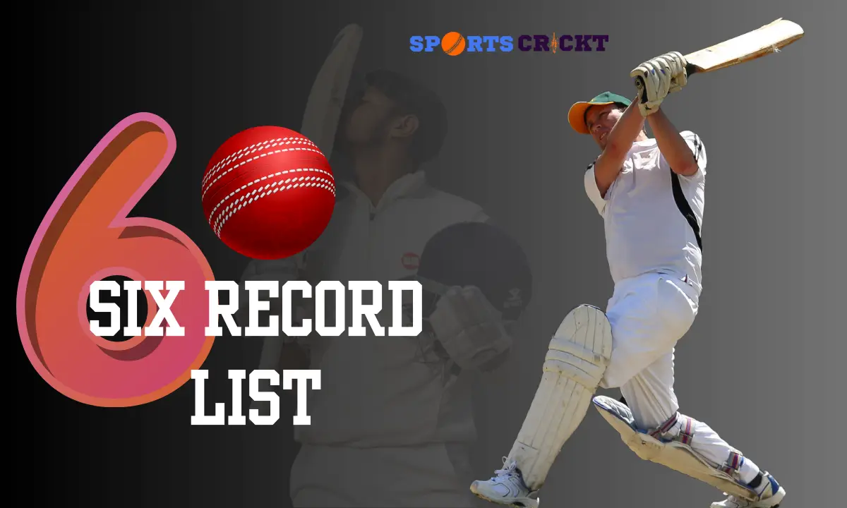 6 Ball 6 Six Record List: All Formats 2025 - Sports Crickt